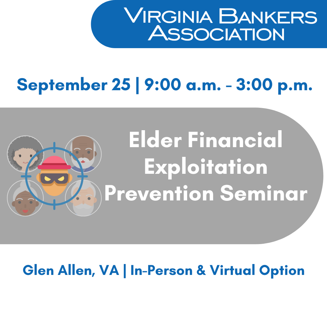 Elder Financial Exploitation Prevention Training - Virginia Bankers ...
